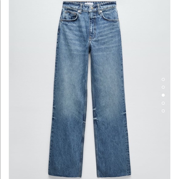 Zara | Jeans | Zara Medium Wash Wide Leg Jeans | Poshmark
